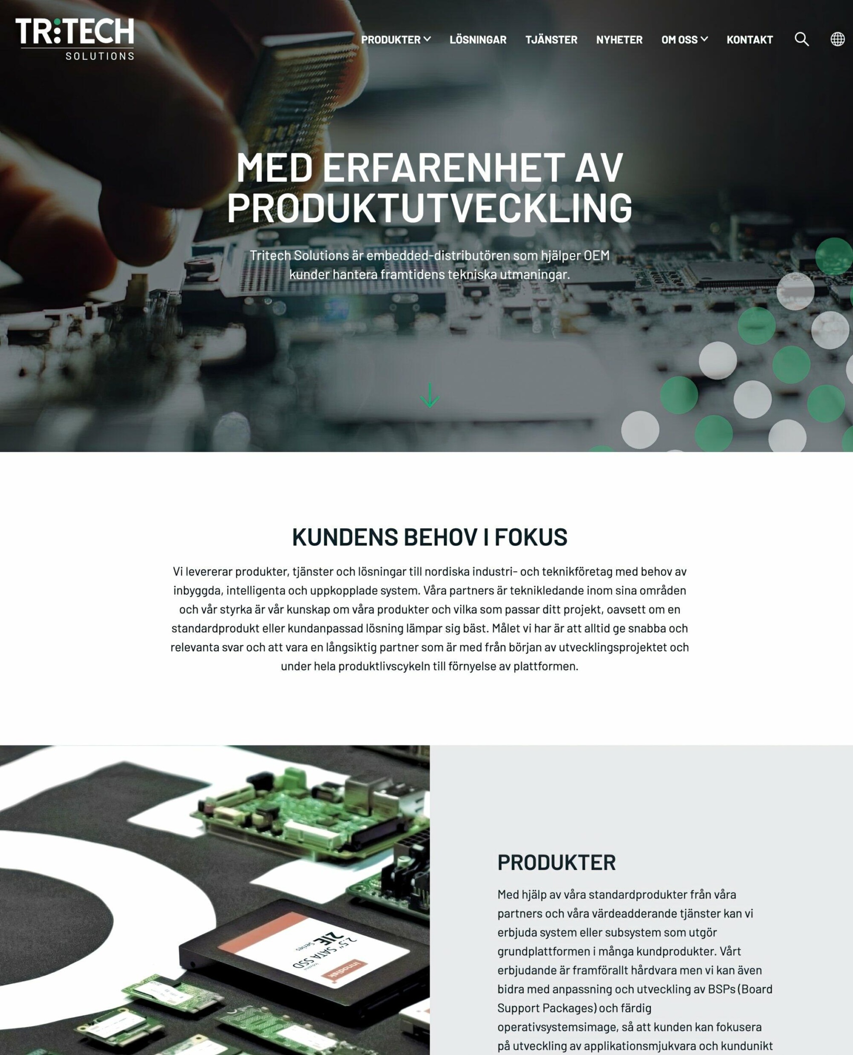 Case Tritech Solutions | Pigment Web Agency